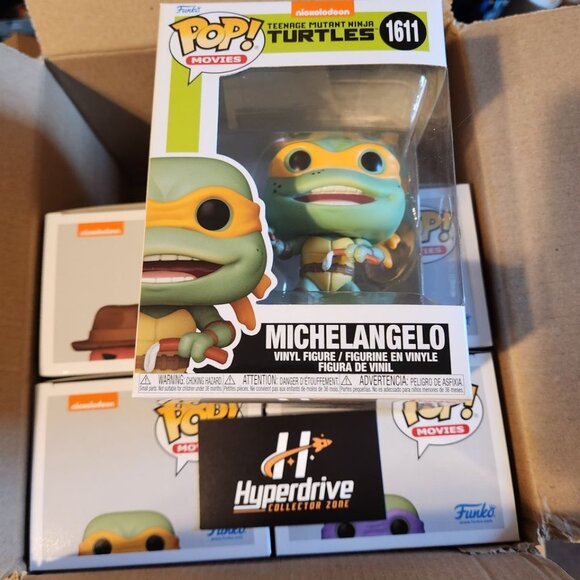Funko | Toys | Teenage Mutant Ninja Turtles 99 Michelangelo Sausage Link Nunchucks Funko Pop ...